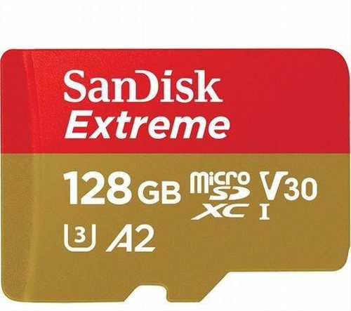 Карта памяти Sandisk Extreme 128GB microsdxc 160MB