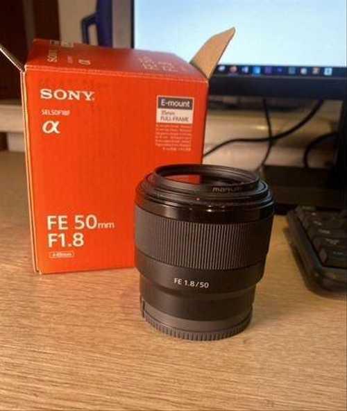 Объектив Sony FE 50mm 1.8