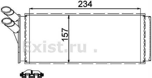 Радиатор отопителя Behr-Hella 8FH 351 311-421