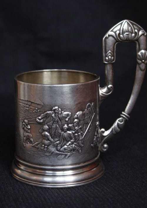 Подстаканник серебряный