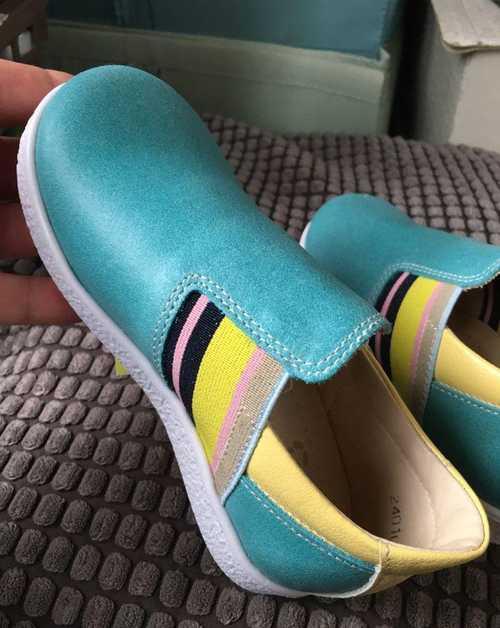 Полуботинки - слипоны детские 26 р, лето