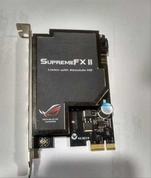 Звуковая карта asus supreme fx ii