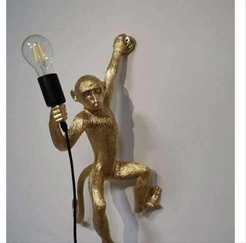Настенный светильник обезьяна