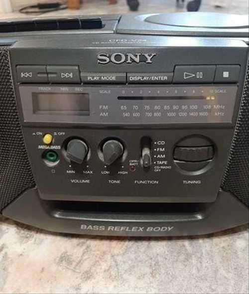 Стереомагнитола CD Sony +радио