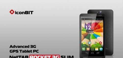 Чехол iconBIT для Pocket 3G Slim (black)