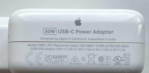 Зарядное устройство apple 30W