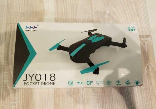 Селфи квадрокоптер Pocket Drone JY018 720p новый