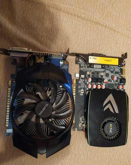 Видеокарты gtx650 1gb/ gts450 2gb