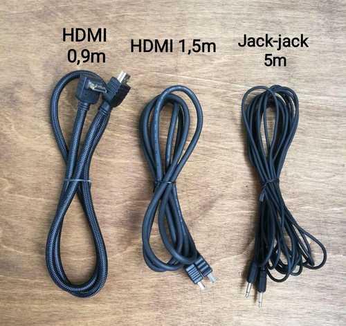 Кабели hdmi, mono jack