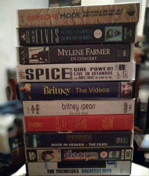 Музыка на кассетах VHS