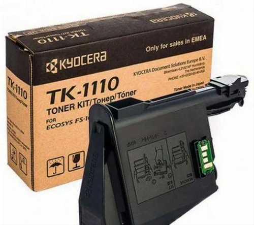 Картридж kyocera TK-1110, черный