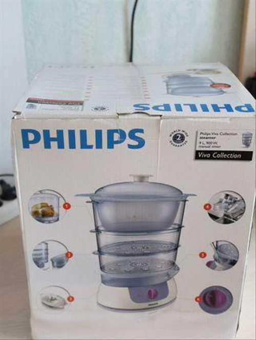 Пароварка philips viva collection HD9120