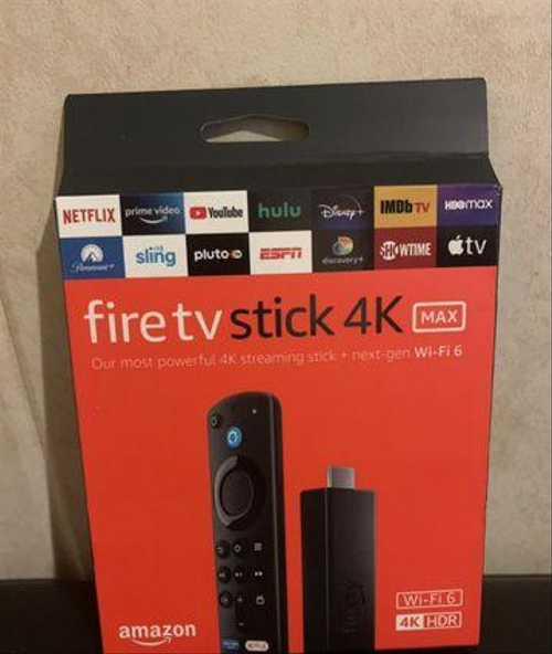 Amazon Fire Stick 4k Max, Wi-Fi 6 + настройка