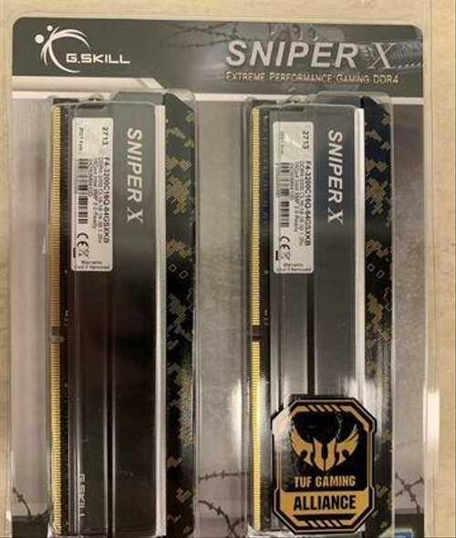 G.skill sniper X 3200 cl 16 32gb оперативная памят