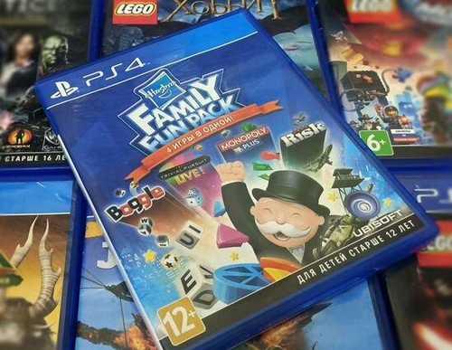 Hasbro Family Fun Pack 4 в 1 (1-6Игроков) на PS4