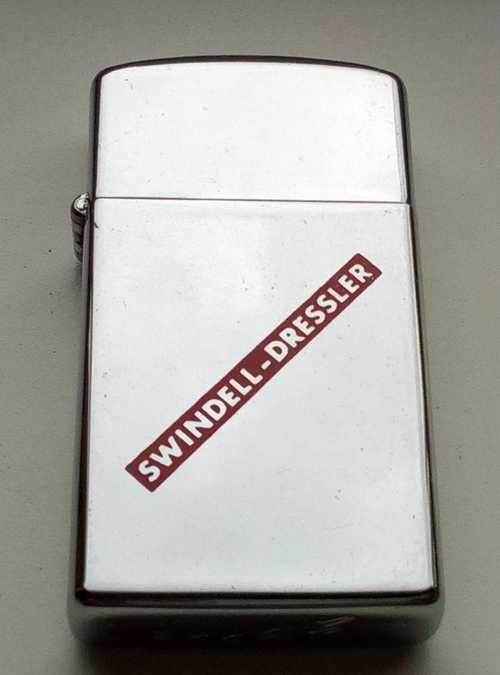 Zippo Slim made in USA, 1966 года Steel