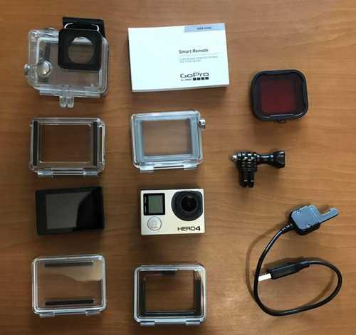 Камера GoPro Hero 4 Black с дисплеем