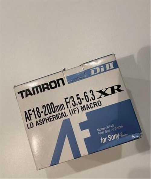 Обьектив для Sony Tamron AF18-200mm F/3.5-6.3 XR L