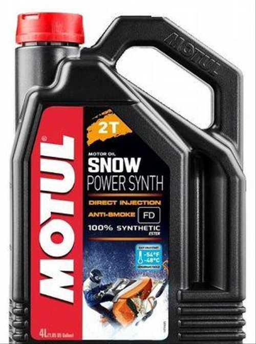 Моторное масло motul Snowpower 2T 4л,синтетическое