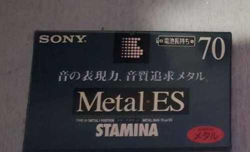 Аудиокассета sony stamina 70 metal