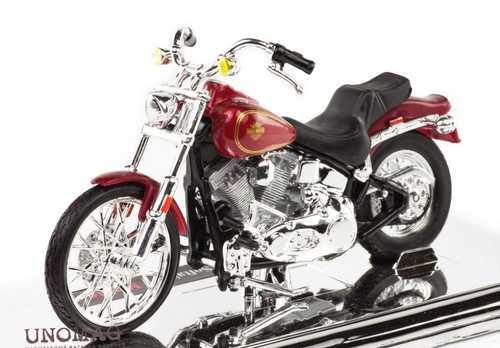 1:18 Harley Davidson Fxst Softail 1984, red