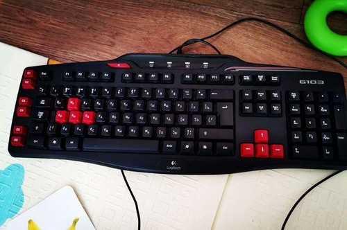 Игровая клавиатура logitech g103