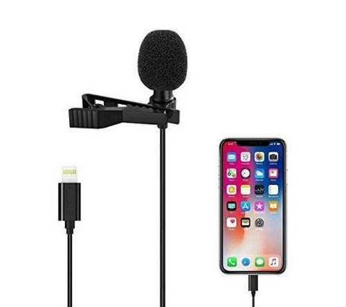 Микрофон петличка для iPhone Lightning