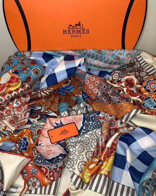 Платок шаль Hermes