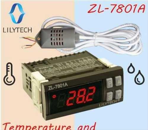 Регулятор температуры и влажности lilytech L-7801A