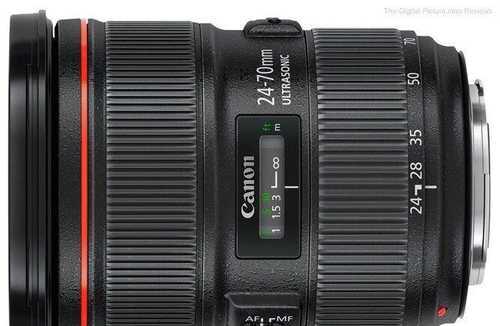 Новый Объектив Canon EF 24-70mm f/2.8L II USM