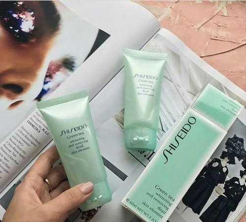 Пилинг для лица Shiseido Green Tea