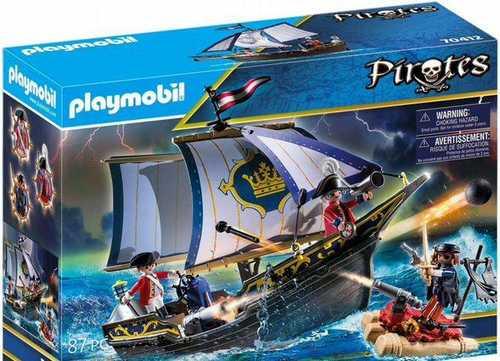 Playmobil 70412 Корабль англичан и пиратский плот