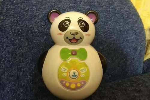 Неваляшка-игрушка панда (с музыкой)