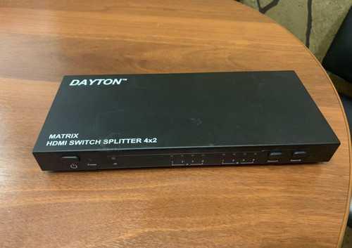 Hdmi switch splitter разветвительные dayton 4*2