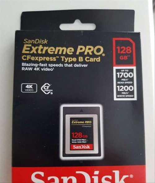 Карта памяти sandisk Extreme PRO CFexpress Type B