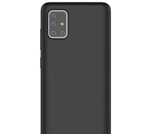Чехол для Galaxy A51 araree Typoskin черный