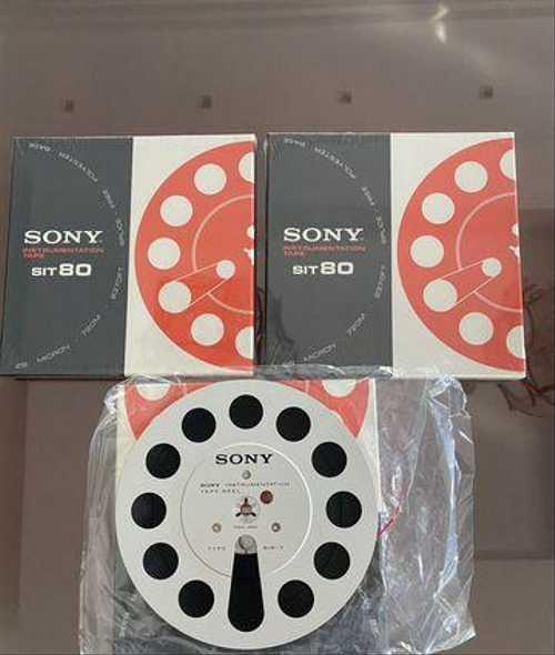 Катушки магнитофонные sony SIR 7 - новые пара