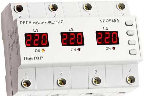 Digitop Vp-3F40A Трехфазное реле напряжения новая