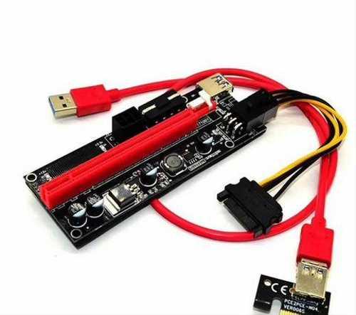 Райзеры pci-e 009s 6pin/molex/SATA универсальные