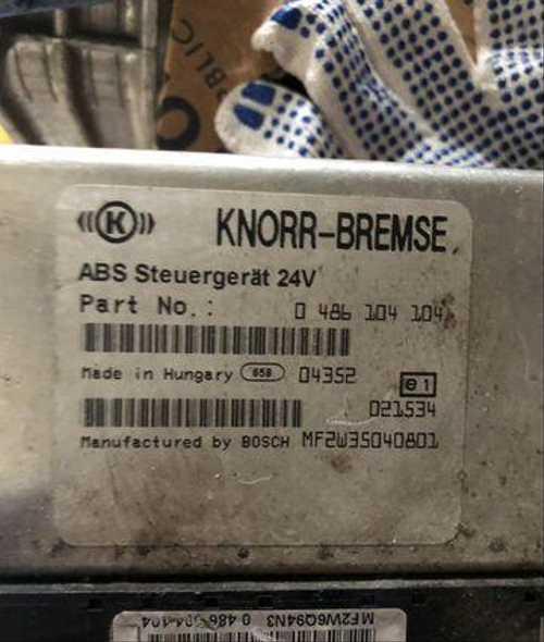 блок 0486107007 управления abs (knorr )