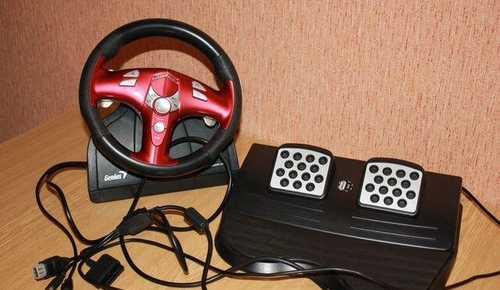 Игровой манипулятор Genius Trio Racer FF/Wheel Москва | Комьютерные ...
