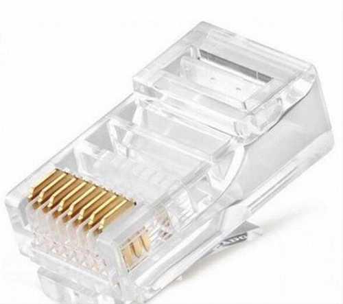 Коннекторы RJ45 Hyperline пачки по 100 шт