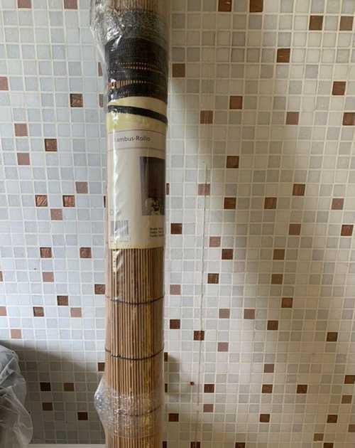 Роль штора бамбуковая 80х160 св-коричнев