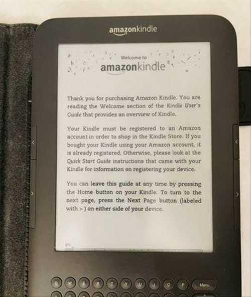 Электронная книга Kindle 3 Wifi