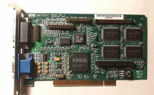 Ретро видеокарта Matrox Mystique 1164SG 4Mb PCI