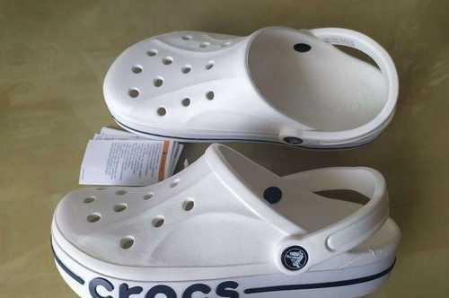 Белые сабо crocs крокс новые