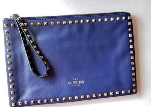 Клатч Valentino Garavani Rockstud плоский