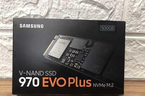Новый m2 SSD-500G Samsung 970 EVO Plus MZ-V7S500BW