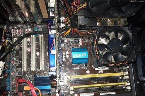 Asus P5QL Pro+Intel Core 2 Duo E7500+2gb+HD3650