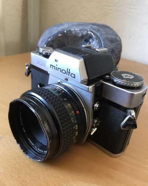 Фотоаппарат пленочный Minolta xe 1 со смешным объе